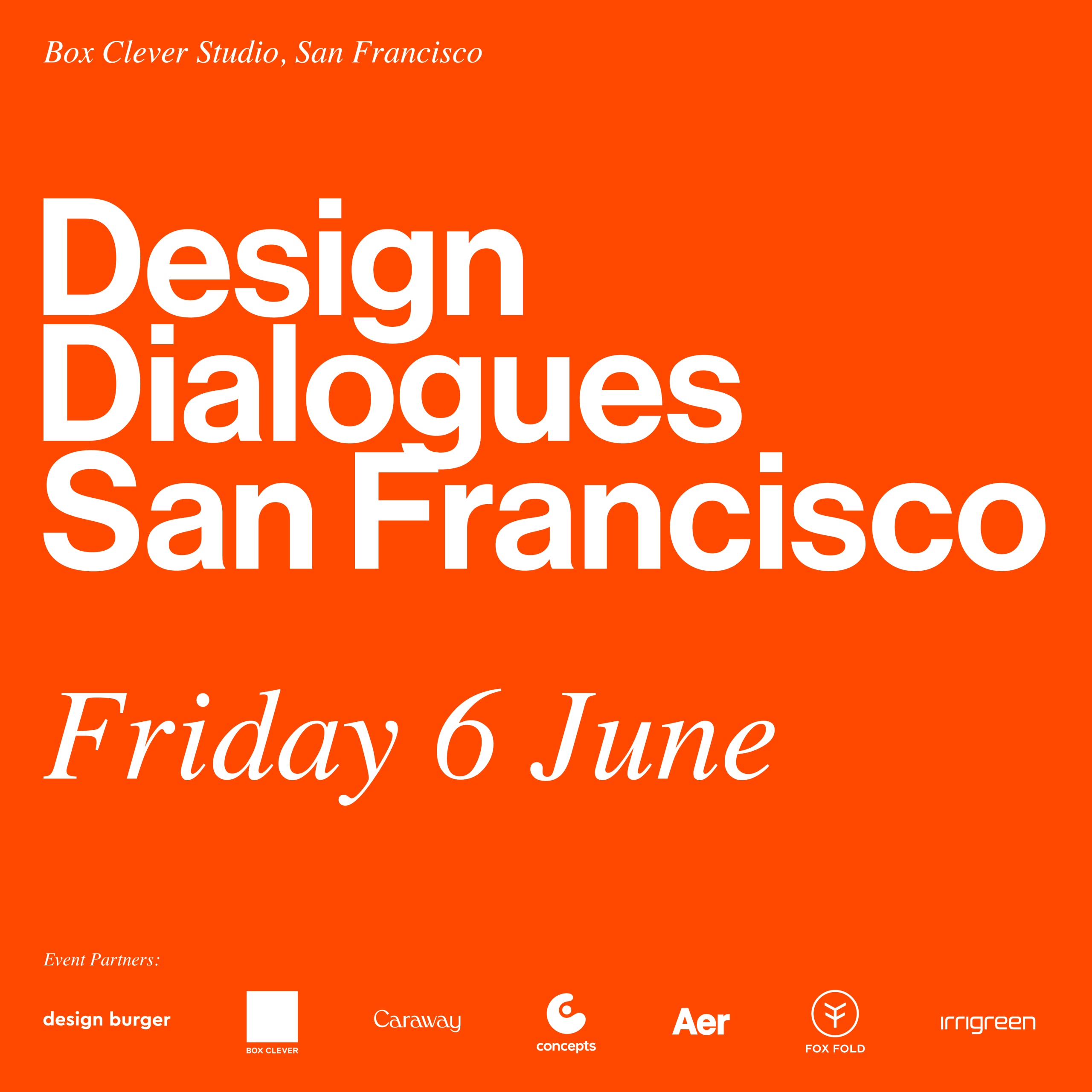 Design Dialogues San Francisco - Design Burger